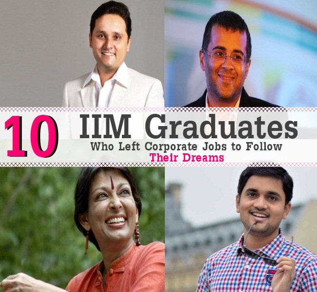 10 IIM Graduates Who Left Their Lucrative Corporate Jobs to Follow ...